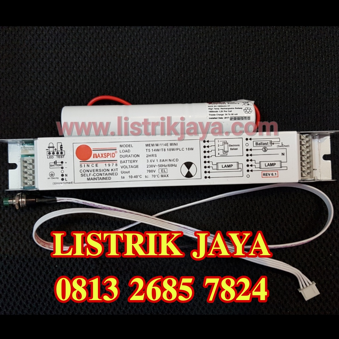 Jual Maxspid Emergency Powerpack | Listrik Jaya Kenari Mas