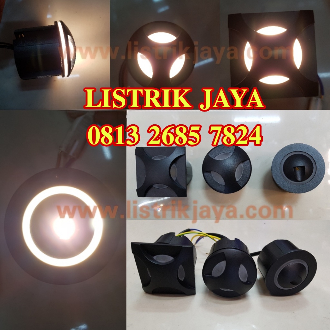 Lampu Tangga Led Bulat Dan Segi 3W | Listrik Jaya Kenari Mas