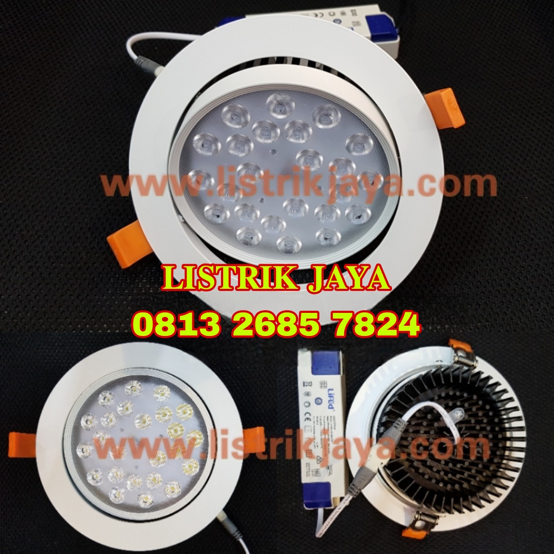 Downlight Led 36 Watt Spot Light 24 Mata | Listrik Jaya Kenari Mas
