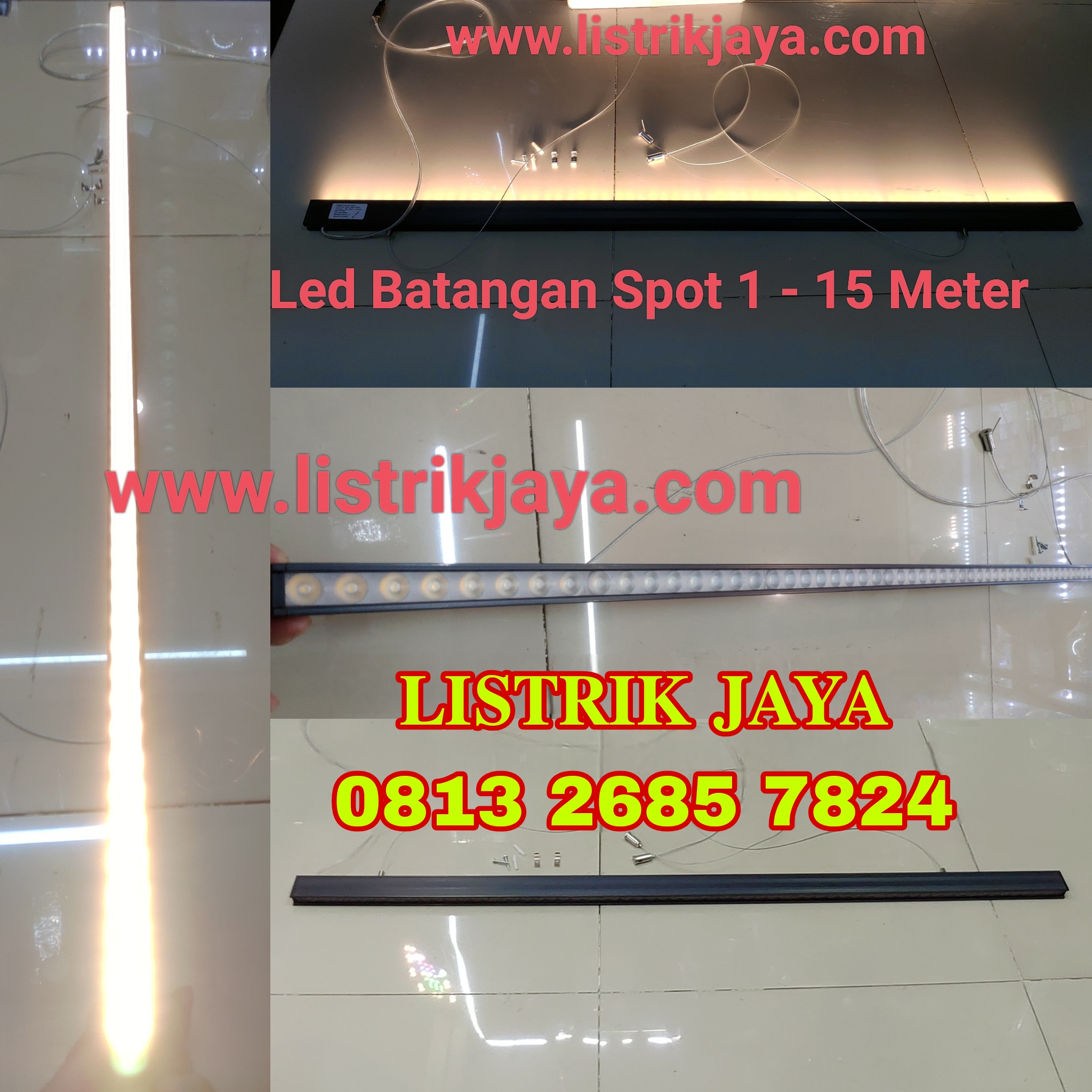 Jual Lampu Gantung Spot Light Led Batangan 25W 1,2 Meter | Listrik Jaya ...