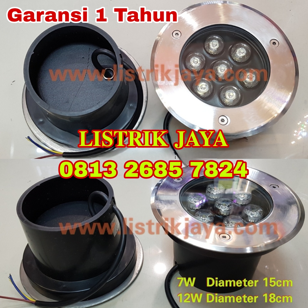 Jual Lampu Lantai Led 7W Outdoor Spotlight | Listrik Jaya Kenari Mas